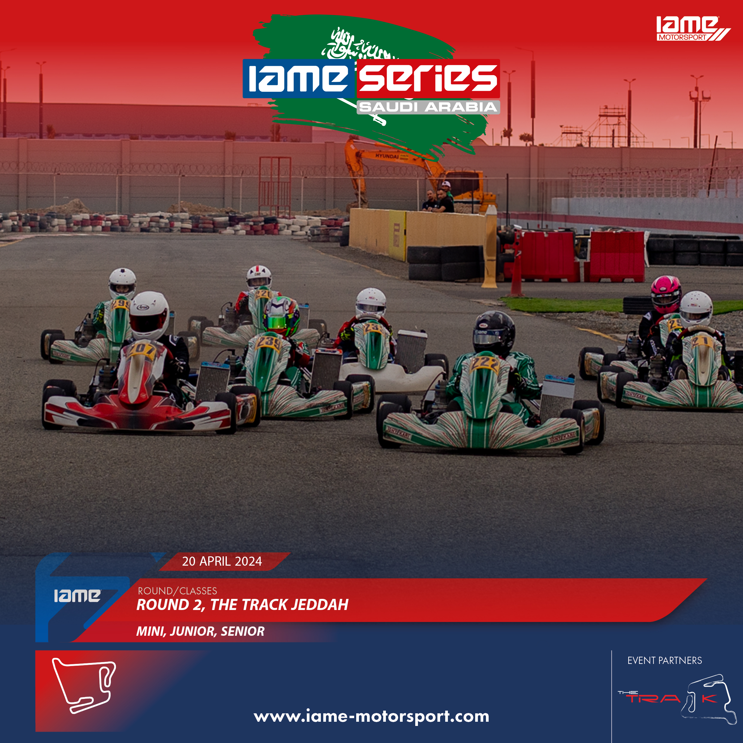 IAME - MotorSport - Timetable - Round 2 - The Track Jeddah